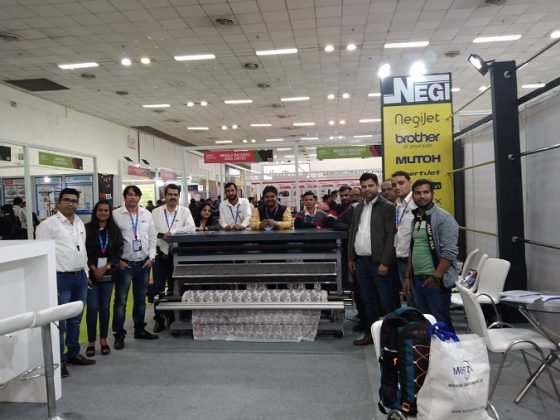 Negi shows Ricoh Gen5 printheads for textiles at Gartex
