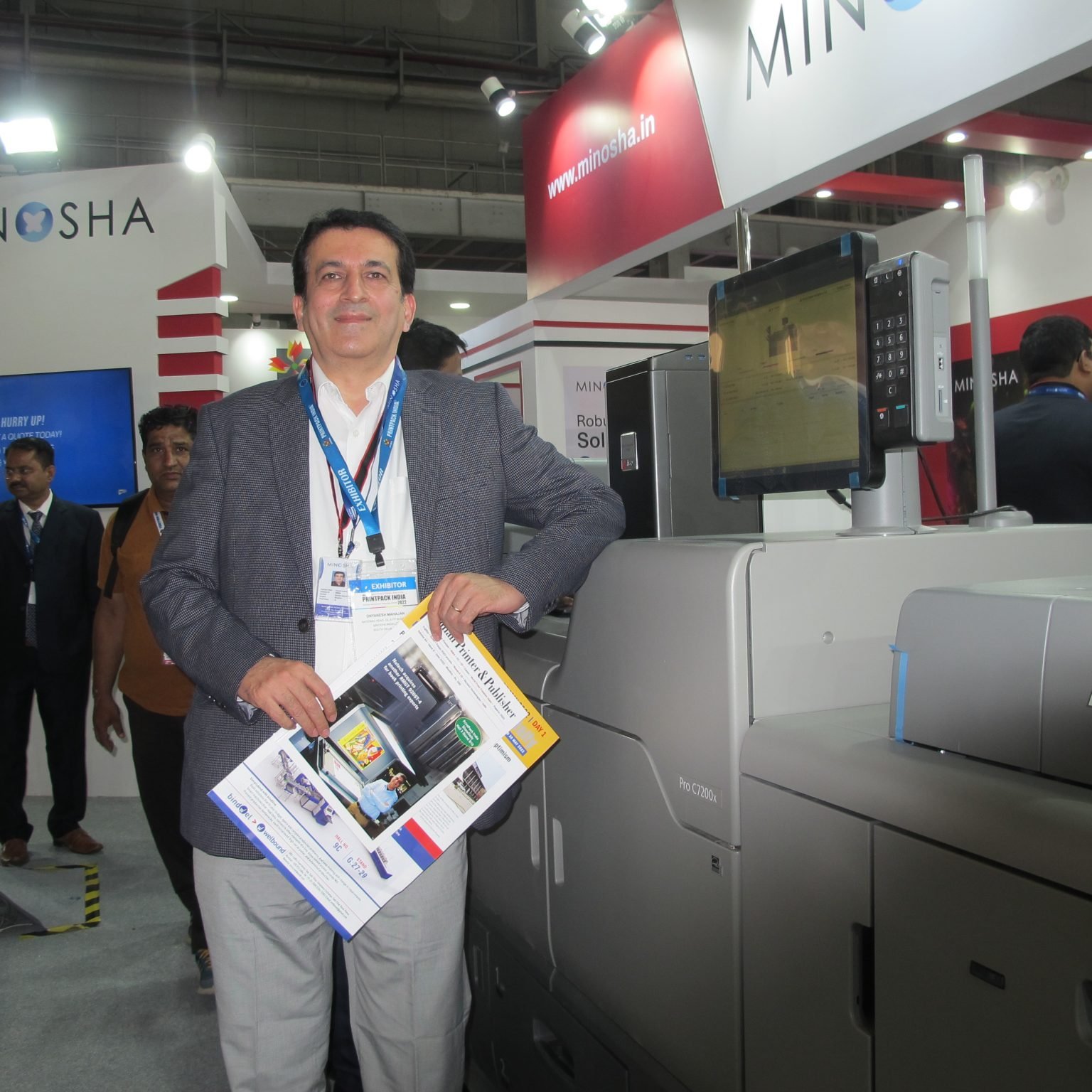 Minosha launches new Ricoh P502 office printer at PrintPack