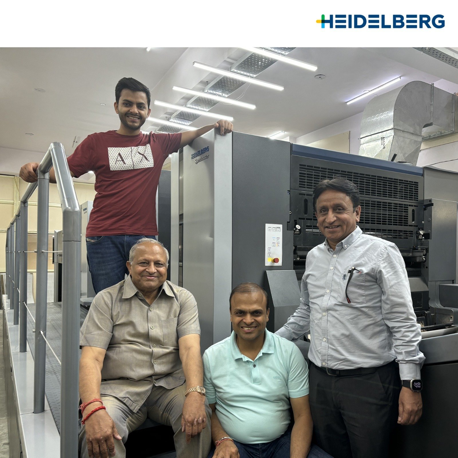 Goyal Offset Works' new Heidelberg CX92 4-color press