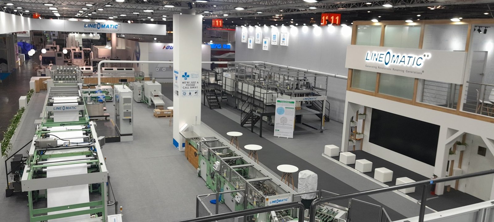 Productive drupa for Line O Matic Graphic Industries